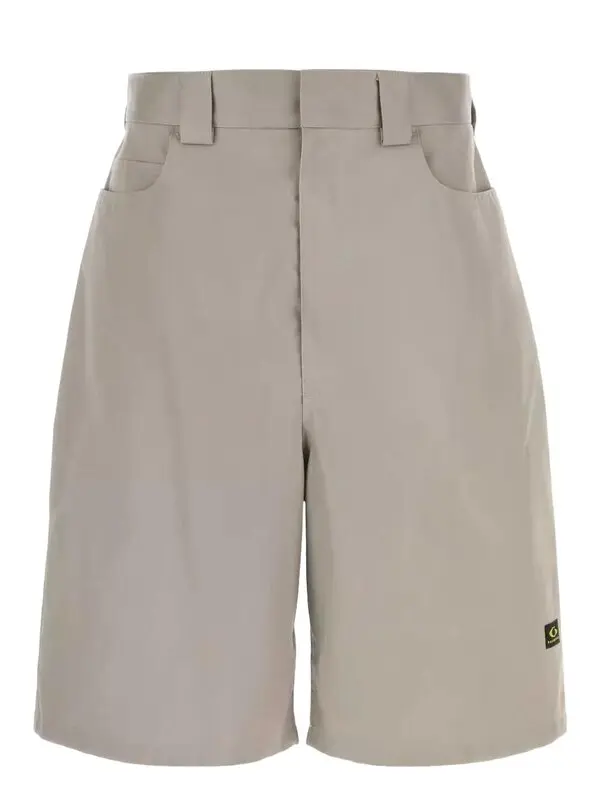 Balenciaga Cotton Bermuda Shorts - Neutrals