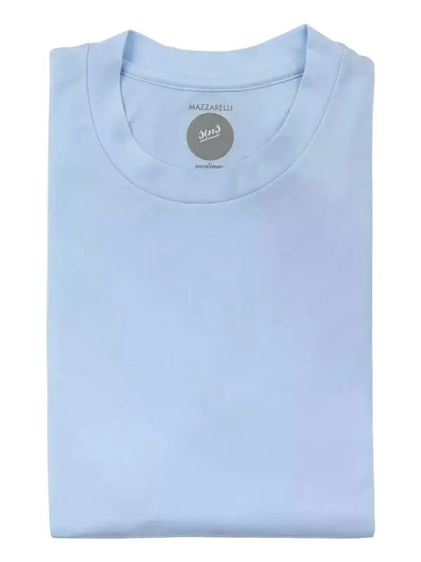 MAZZARELLI Calipso Crew-neck T-shirt - Blue