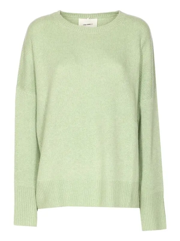 LISA YANG Mila Cashmere Sweater - Green