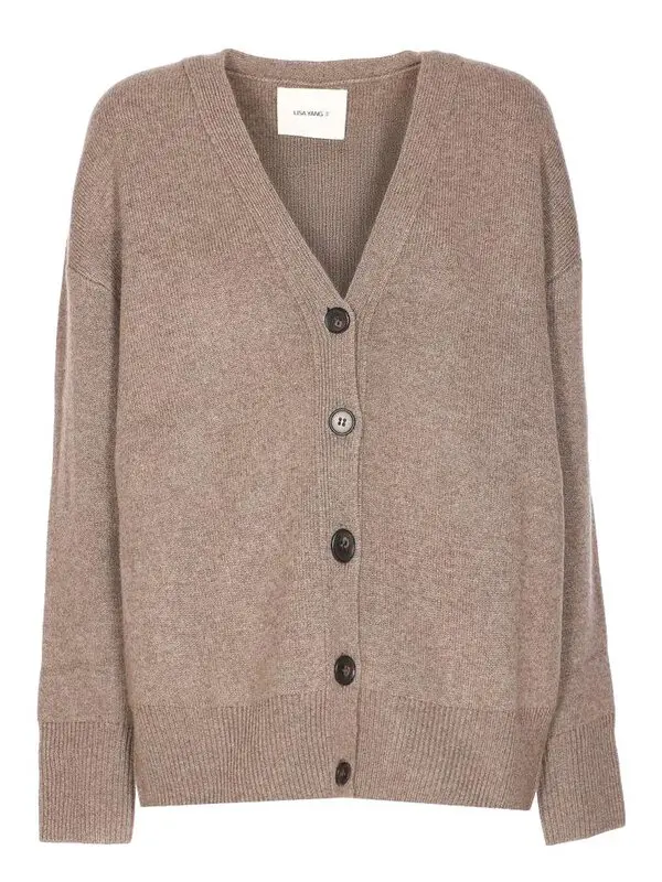 LISA YANG Amery Cashmere Cardigan - Brown
