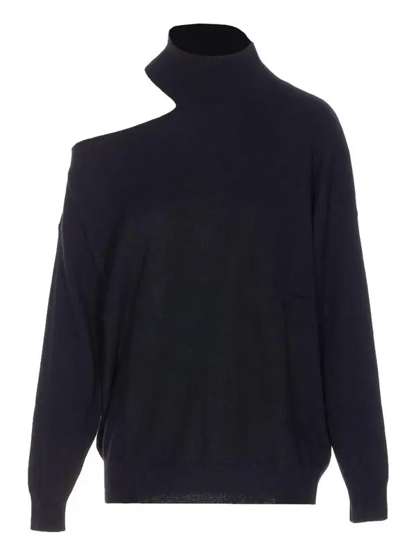 LISA YANG Sweater With Cut Out Detail - Black