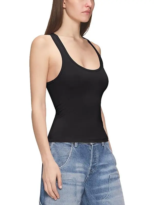 EB DENIM Lucy Racerback Tank Top - Asphalt
