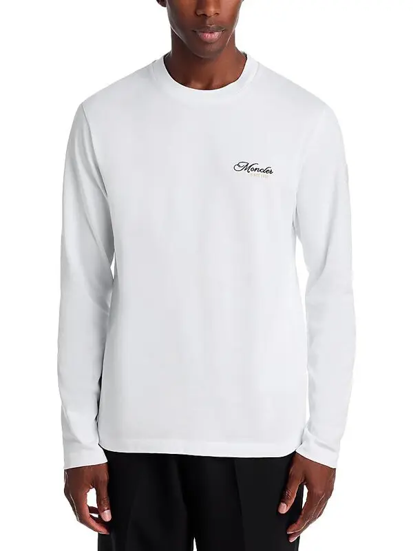 Moncler Long Sleeve Tee - White