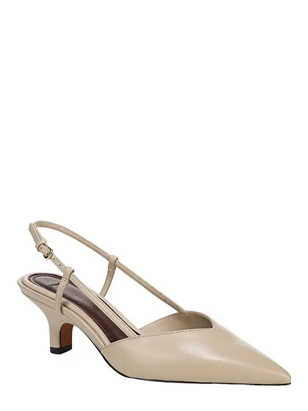 Vince Levvy Slingback Pumps - Birchsand