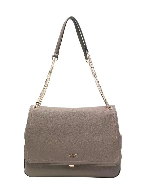 TWINSET Flap Shoulder Bag - Brown