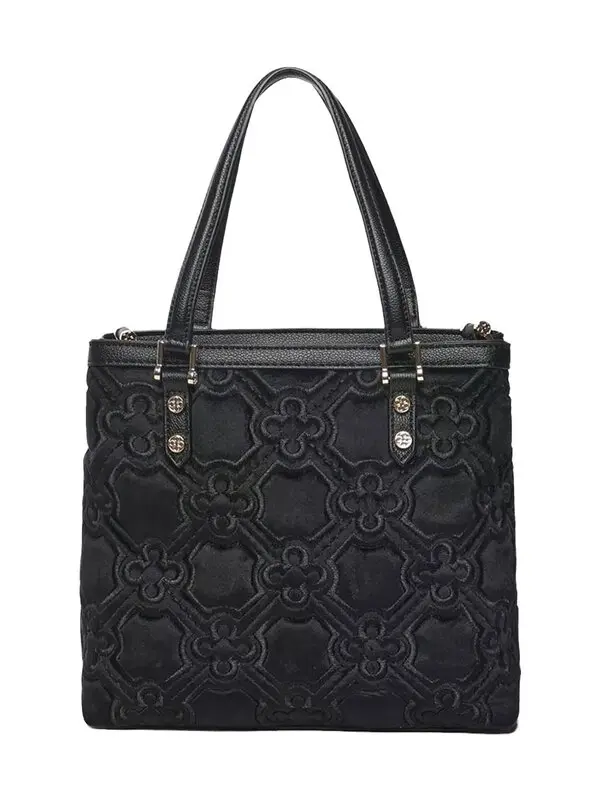 V°73 Floral-pattern Tote Bag - Black