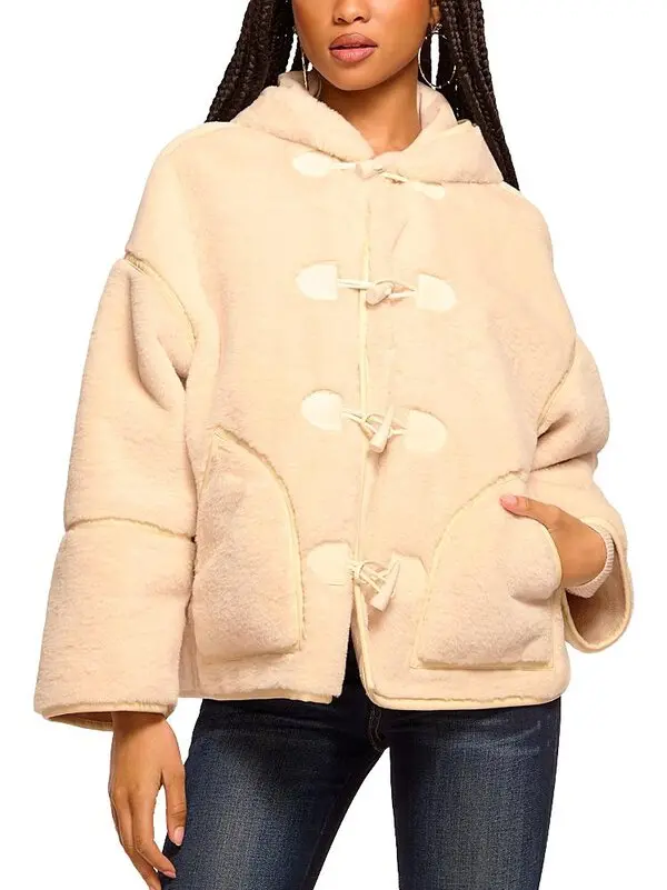 Ramy Brook Lucy Hooded Jacket - Bone