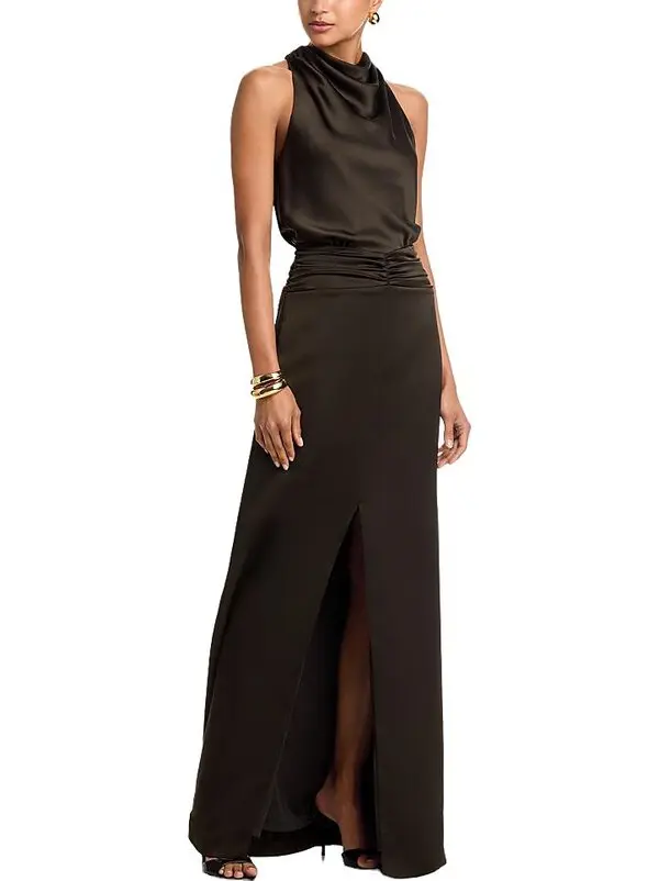 Ramy Brook Charmayne Gown - Deep Olive