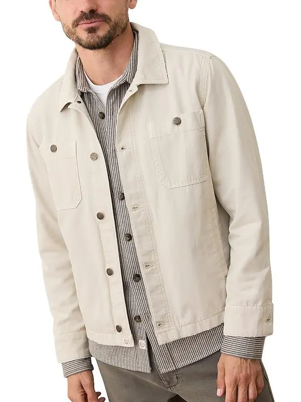 Marine Layer Patrick Canvas Overshirt - Natural