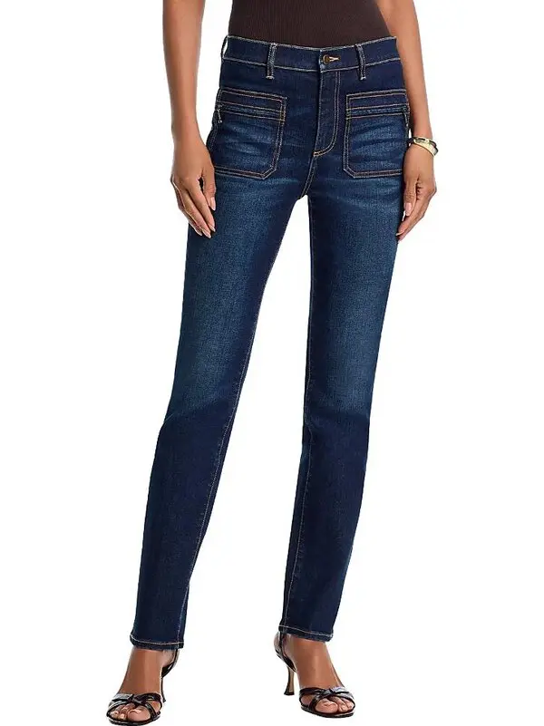Ramy Brook Emmy Straight Jeans - Dark Rinse