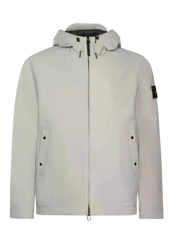 Stone Island Hooded Zip-fastening Jacket - Grey