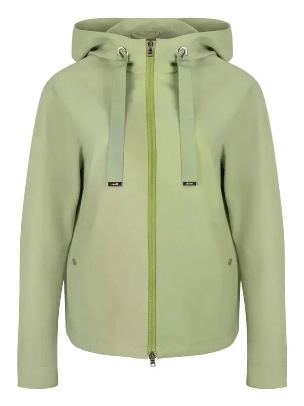 Herno Hooded Zip-up Jacket - Green