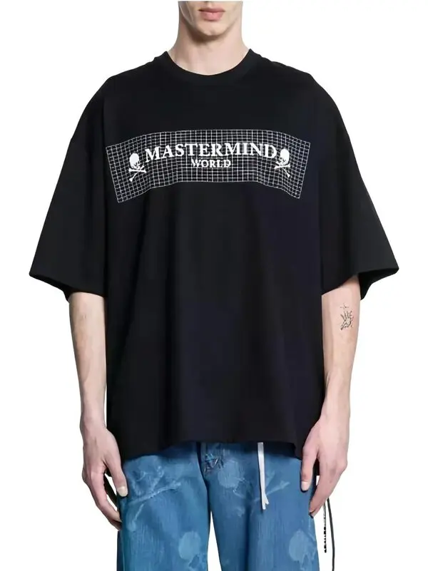 MASTERMIND WORLD Graphic-print Cotton T-shirt - Black