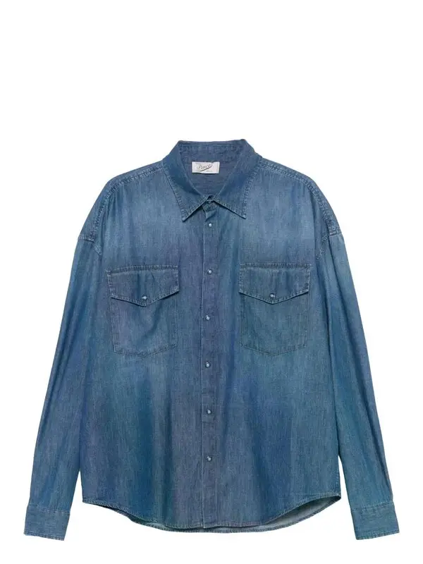 PENCE 1979 Double-pocket Denim Shirt - Blue