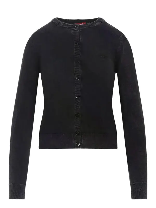 DIESEL Button-fastening Cardigan - Black