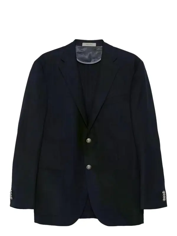 Corneliani Two-button Patch-pocket Blazer - Blue