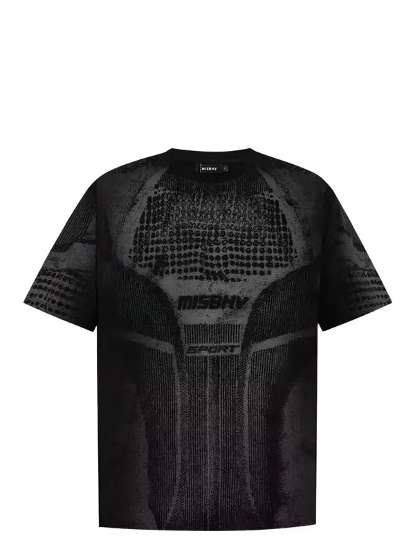 MISBHV Textured-print T-shirt - Black