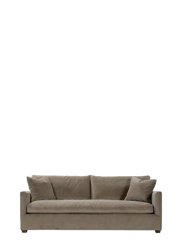 HUDSON PARK COLLECTION Bowery 88 Bench Cushion Sofa - - Straw