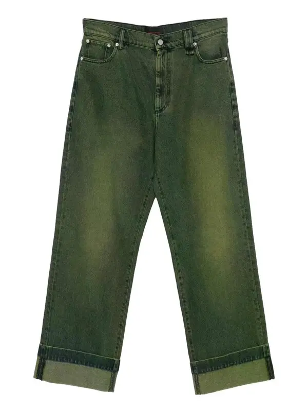 Simone Rocha Straight-leg Jeans - Green
