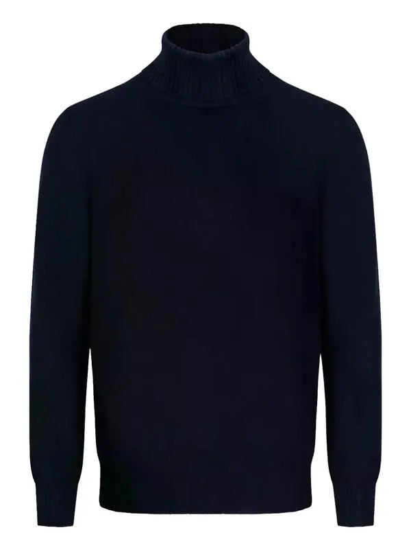 GRAN SASSO Roll Neck Sweater - Blue