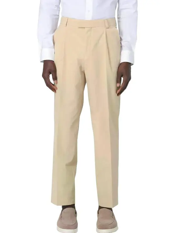 Hugo Pleated Front Trousers - Neutrals
