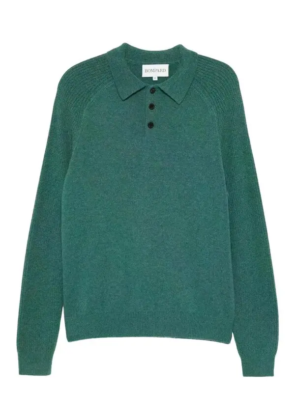 Eric Bompard Long-sleeve Polo Shirt - Blue