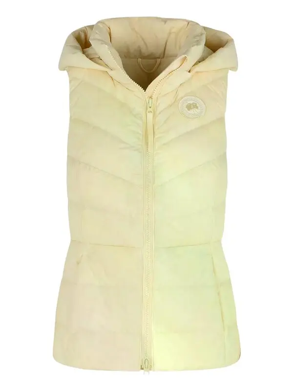 Canada Goose Hooded Zip-front Vest - Neutrals