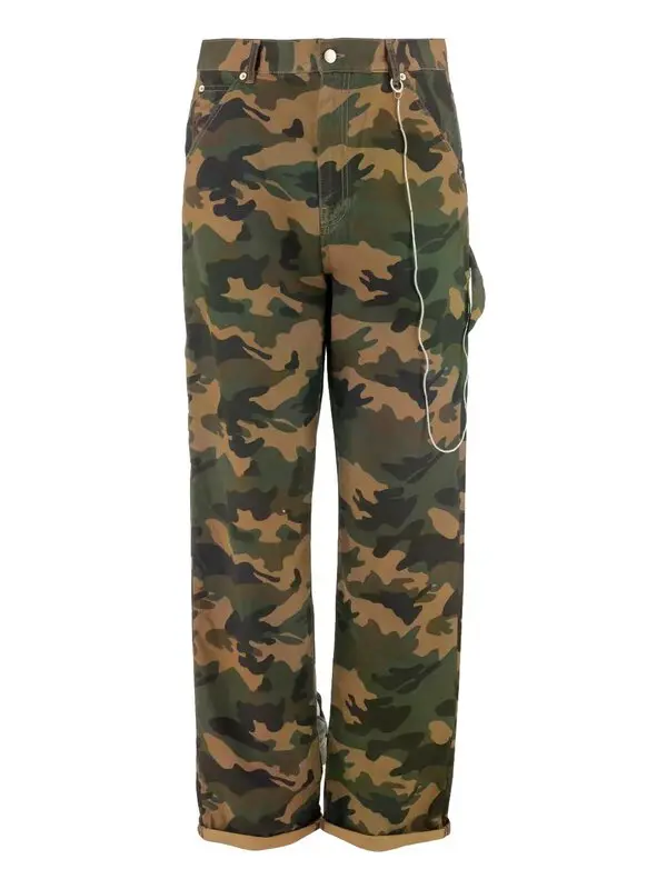 DARKPARK Camouflage-pattern Trousers - Brown