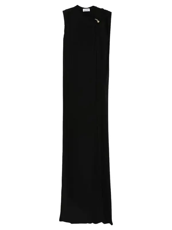 Jean Paul Gaultier Knot-detail Sleeveless Dress - Black