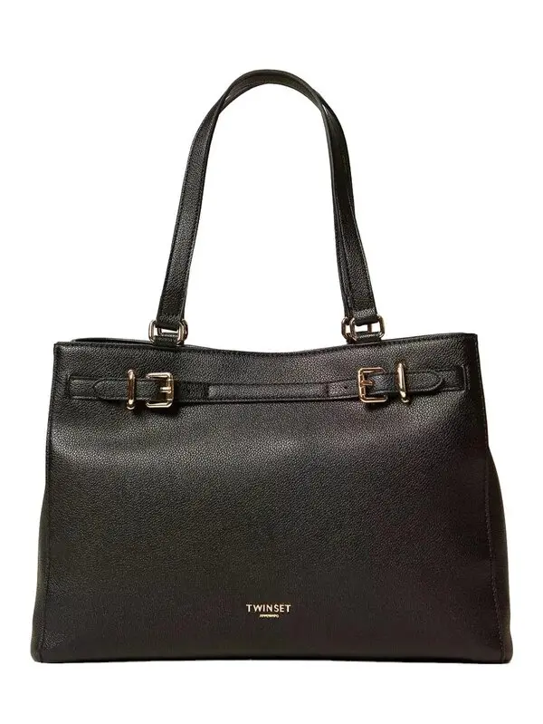 TWINSET Buckle-fastening Tote Bag - Black