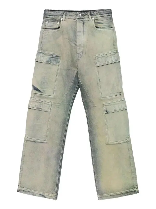 Rick Owens Cargo Pocket Jeans - Blue