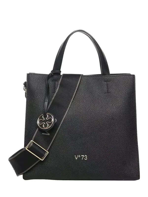 V°73 Blake Brand-plaque Tote Bag - Black