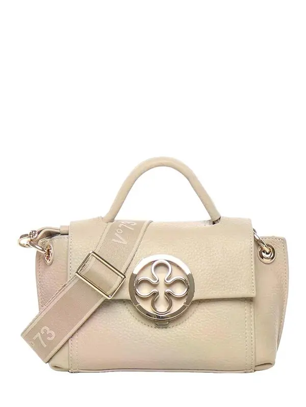 V°73 Circular-emblem Tote Bag - Neutrals
