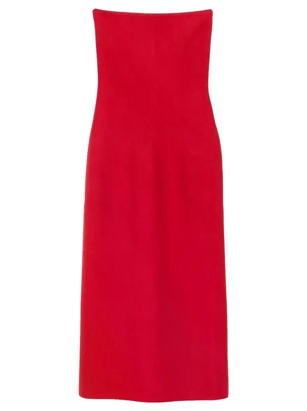 Gabriela Hearst Immanuel Midi Dress - Red