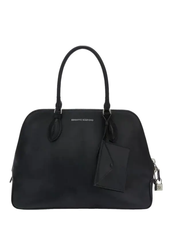 Ermanno Scervino Orsetta Zip-top Shoulder Bag - Black