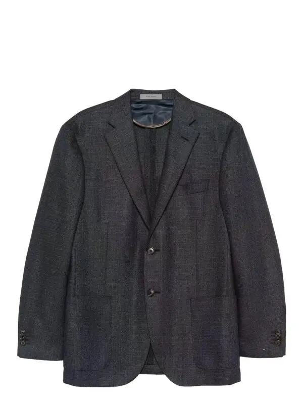 Corneliani Two-button Patch-pocket Jacket - Blue
