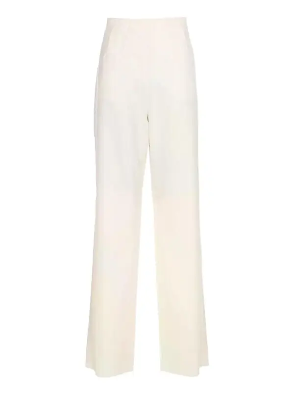 Max Mara Balta High-waist Trousers - White