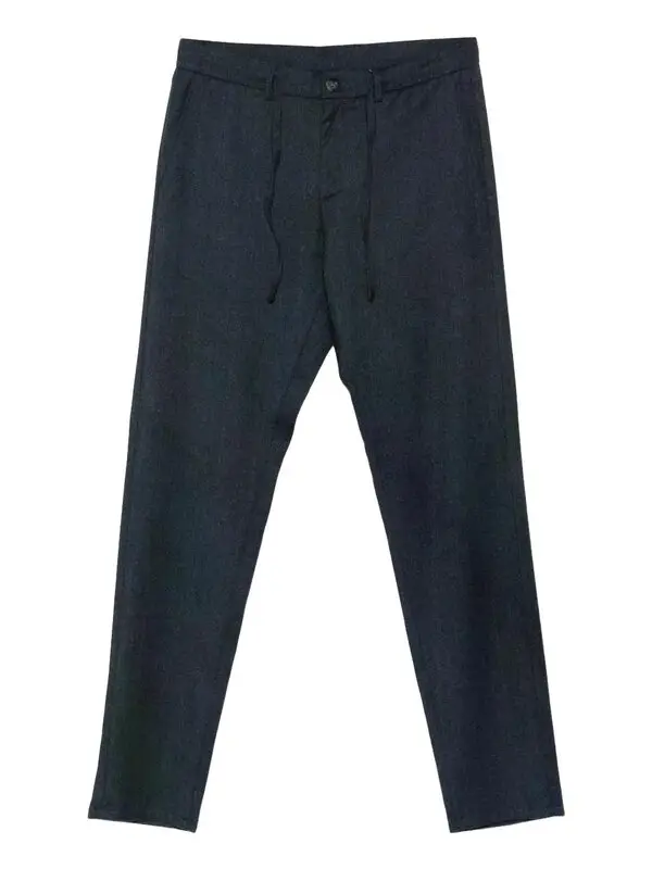 Canali Wool Trousers - Blue