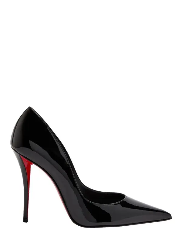CHRISTIAN LOUBOUTIN Miss Z 100 Patent Leather Pumps - Black