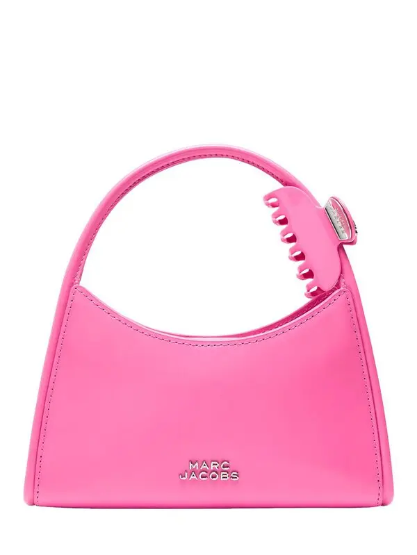 Marc Jacobs The Claw Clip Leather Cross-body Bag - Pink