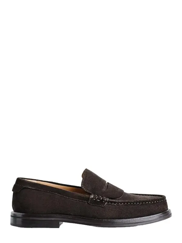 Cos Classic Penny Loafers - Brown