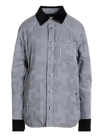 Maison Kitsuné Casual Checked Cotton Jacket - Navy