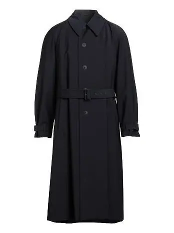Giorgio Armani Belted Single-breasted Coat - Blue