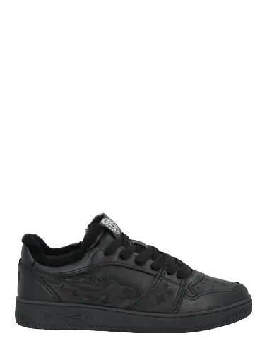 ENTERPRISE JAPAN Goat Skin Low-top Sneakers - Black