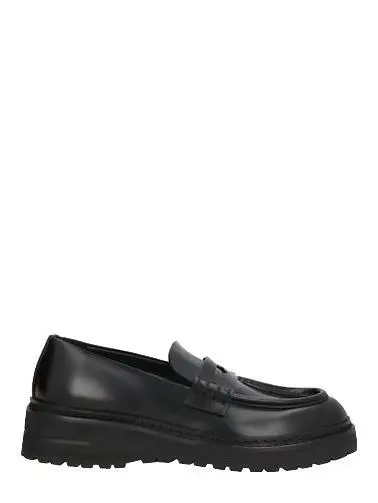 Giorgio Armani Leather Loafers - Black
