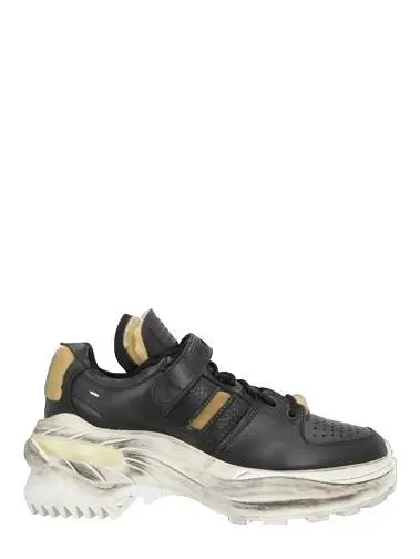 MAISON MARGIELA Leather Chunky Sneakers - Black