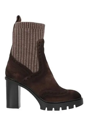 Santoni Sock Ankle Boots - Brown