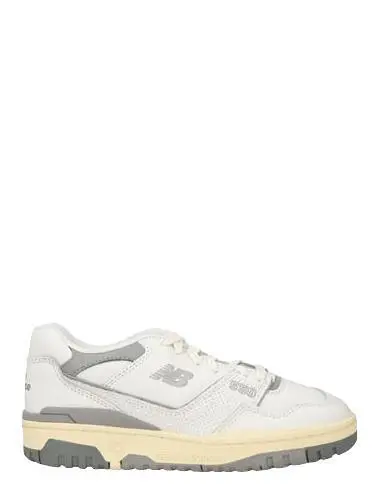 NEW BALANCE Leather Low-top Sneakers - Off White