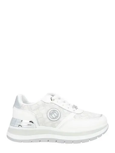 LAURA BIAGIOTTI Low-top Sneakers With Logo Print - White