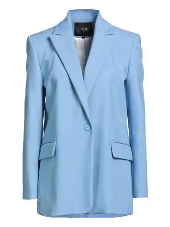 Maje Single-breasted Blazer - Blue